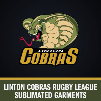 Linton Cobras Rugby League: Sublimated Garments - Dynasty Team Store NZ
